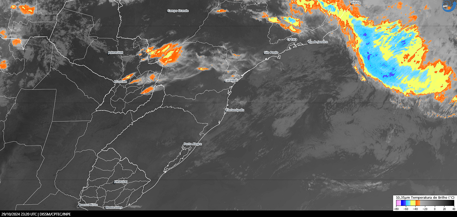 Nebulosidade variável com chuva diária para os próximos dias – LabClima ...