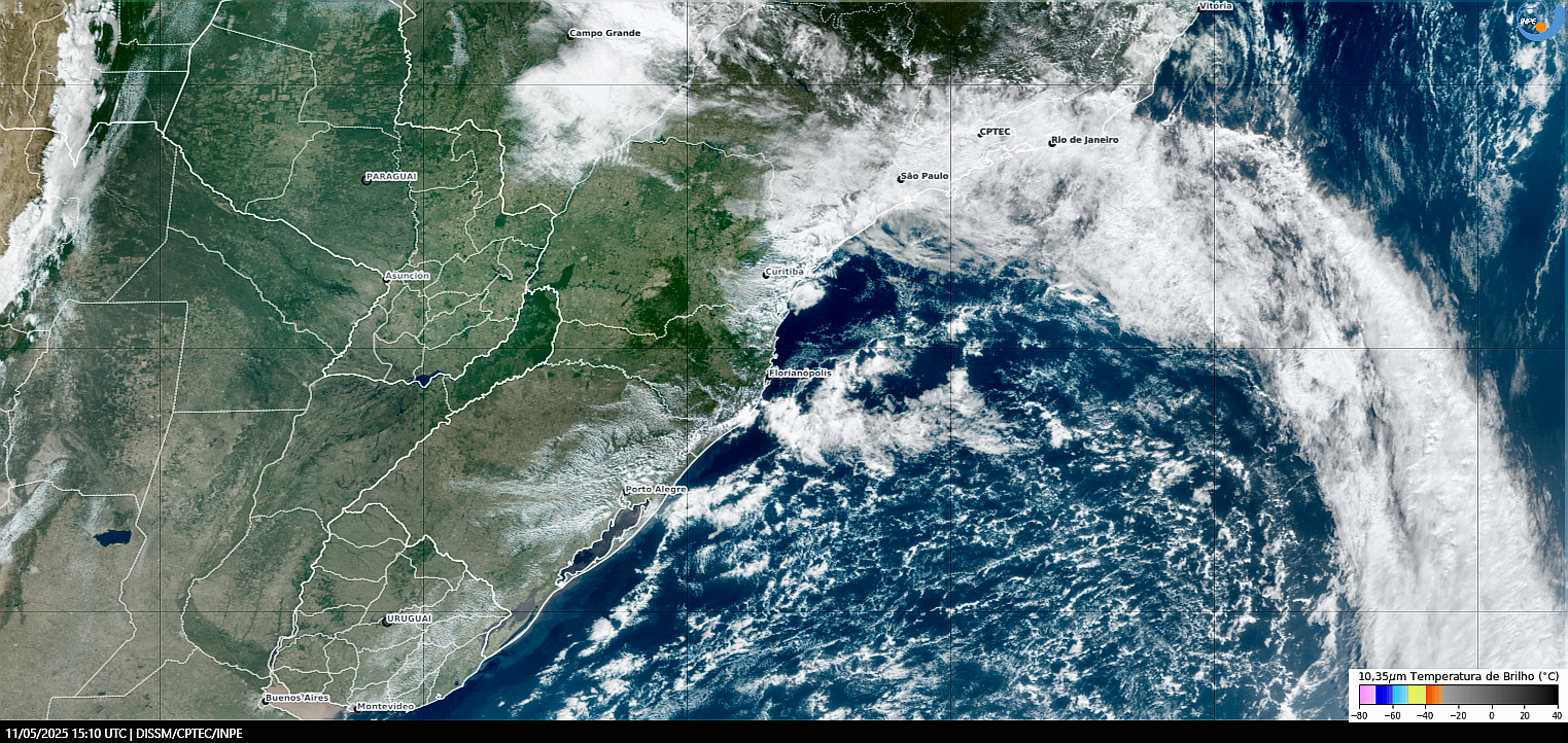 Nebulosidade variável com chuva diária – LabClima – Laboratório do Clima